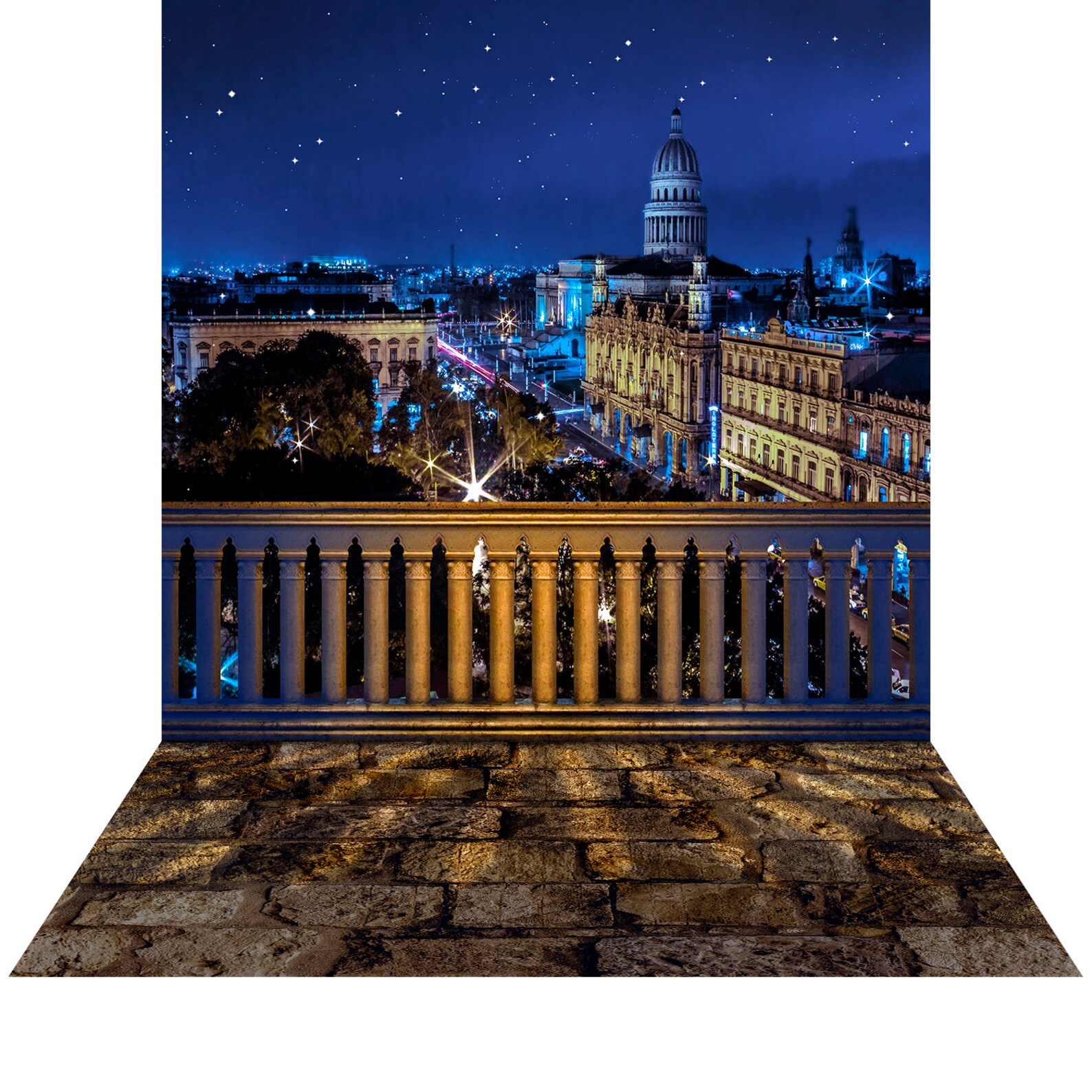Havana Cuba City Skyline Photo Backdrop, Caribbean Theme - Etsy