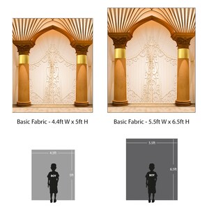 Formal Fabric Backdrop, Ball Party Decor With Marble Floor, Photo ...