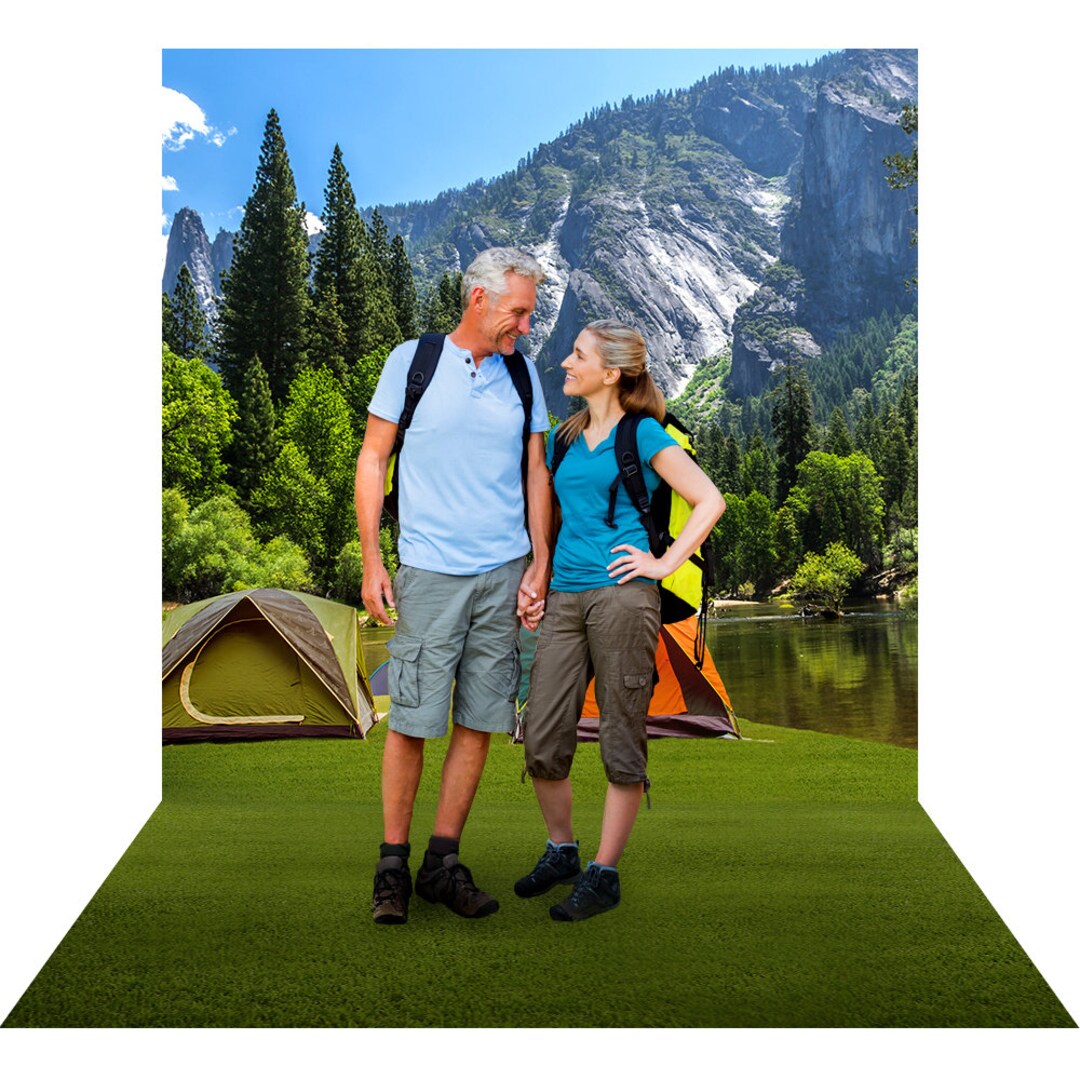 Camping in the Rockies Backdrop, Backpacking, Camping Backdrop, Hiking ...
