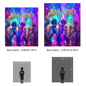 Soul Train Party Decorations, Photo Backdrop, Disco Birthday Banner and ...
