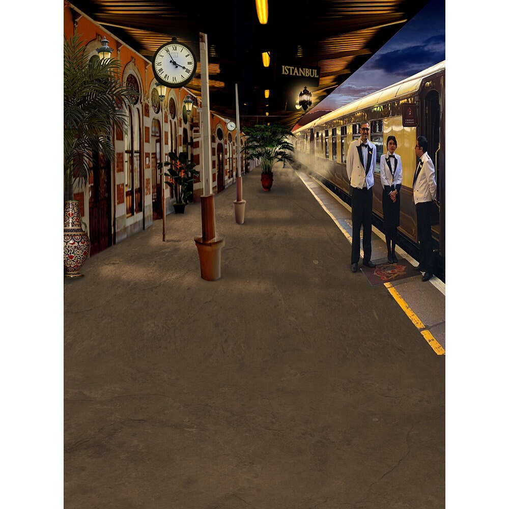 Orient Express Photo Backdrop, Istanbul Train Station, Vintage Travel ...
