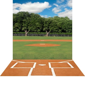 Baseball Team Backdrop, Home Team, Baseball Game, Home Plate, Diamond ...
