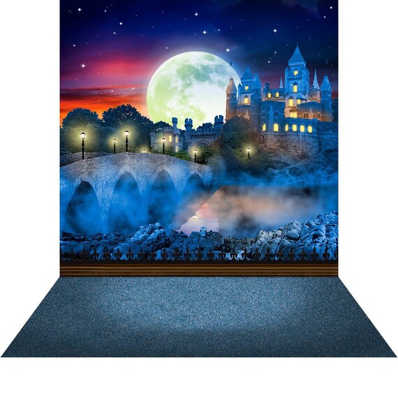 Enchanted Kingdom Castle Backdrop for Cinderella or a - Etsy