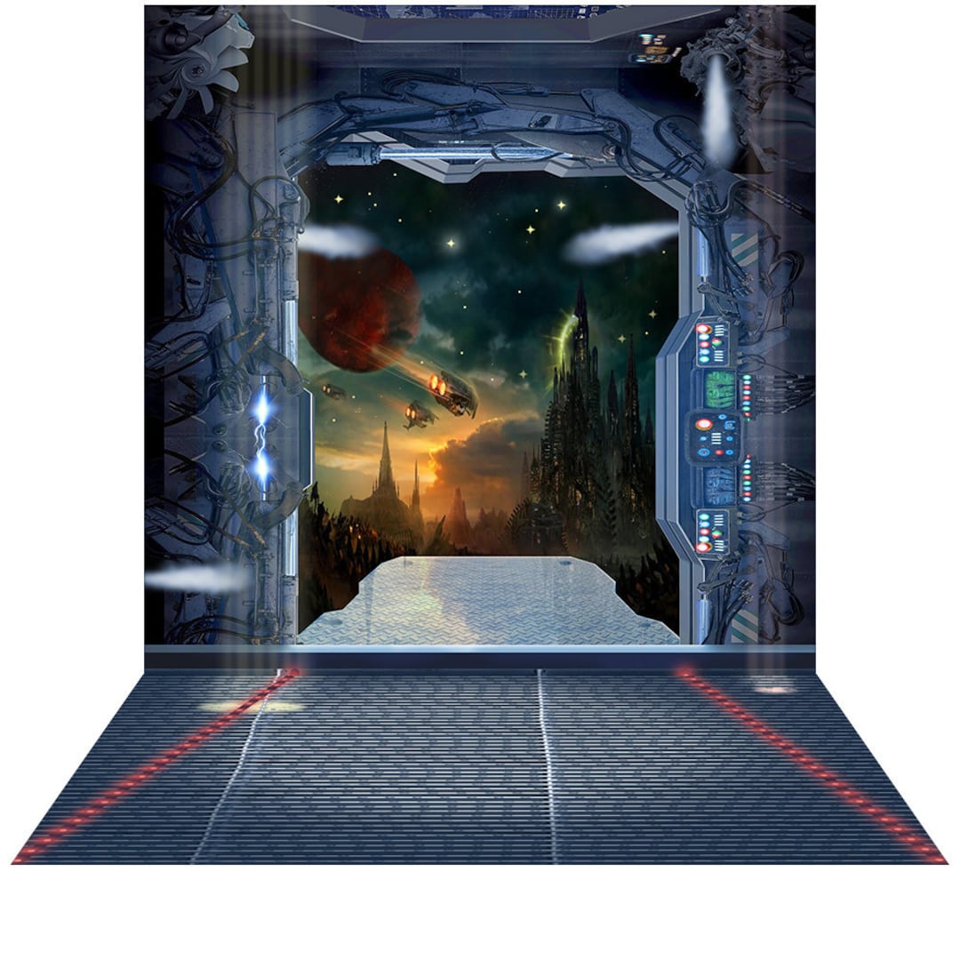 Space Ship Star Wars Battlestar Backdrop, a Space Wars Photography ...