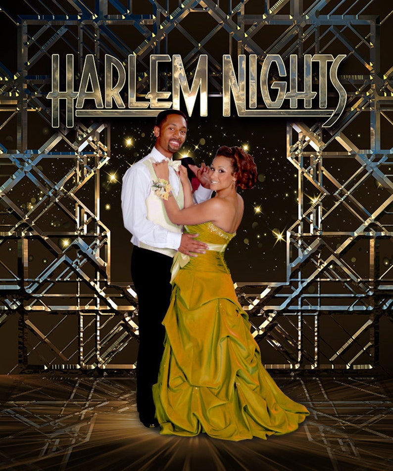 Harlem Nights Prom Photo Booth Backdrop Prop Prom Decor - Etsy