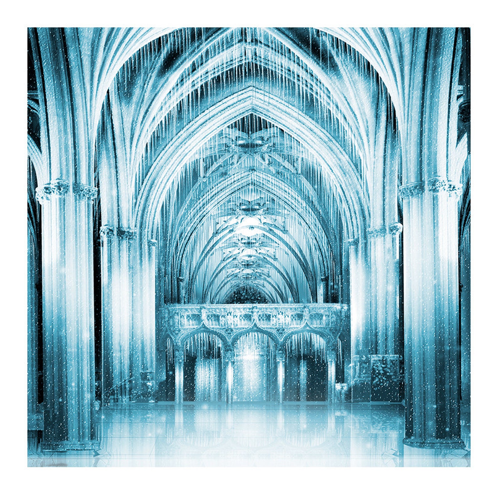 Ice Castle Backdrop Photo Backdrop Birthday Party Backdrop - Etsy