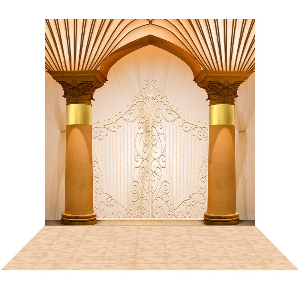 Formal Fabric Backdrop, Ball Party Decor With Marble Floor, Photo ...