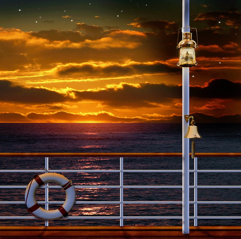 USS Romance Wedding Backdrop Cruise Photo Booth Destination | Etsy