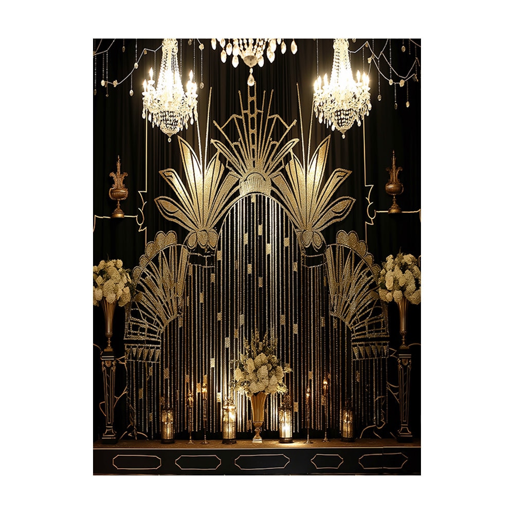 Gatsby Backdrop, 1920s Party Photo Booth, Art Deco Photography ...