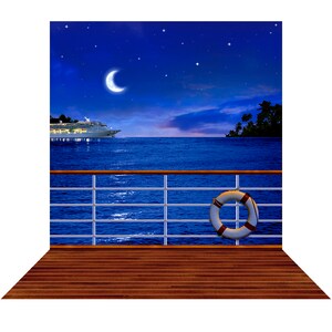 Cruise Ship Photo Backdrop, Love Boat, Wedding Anniversary, Wedding ...