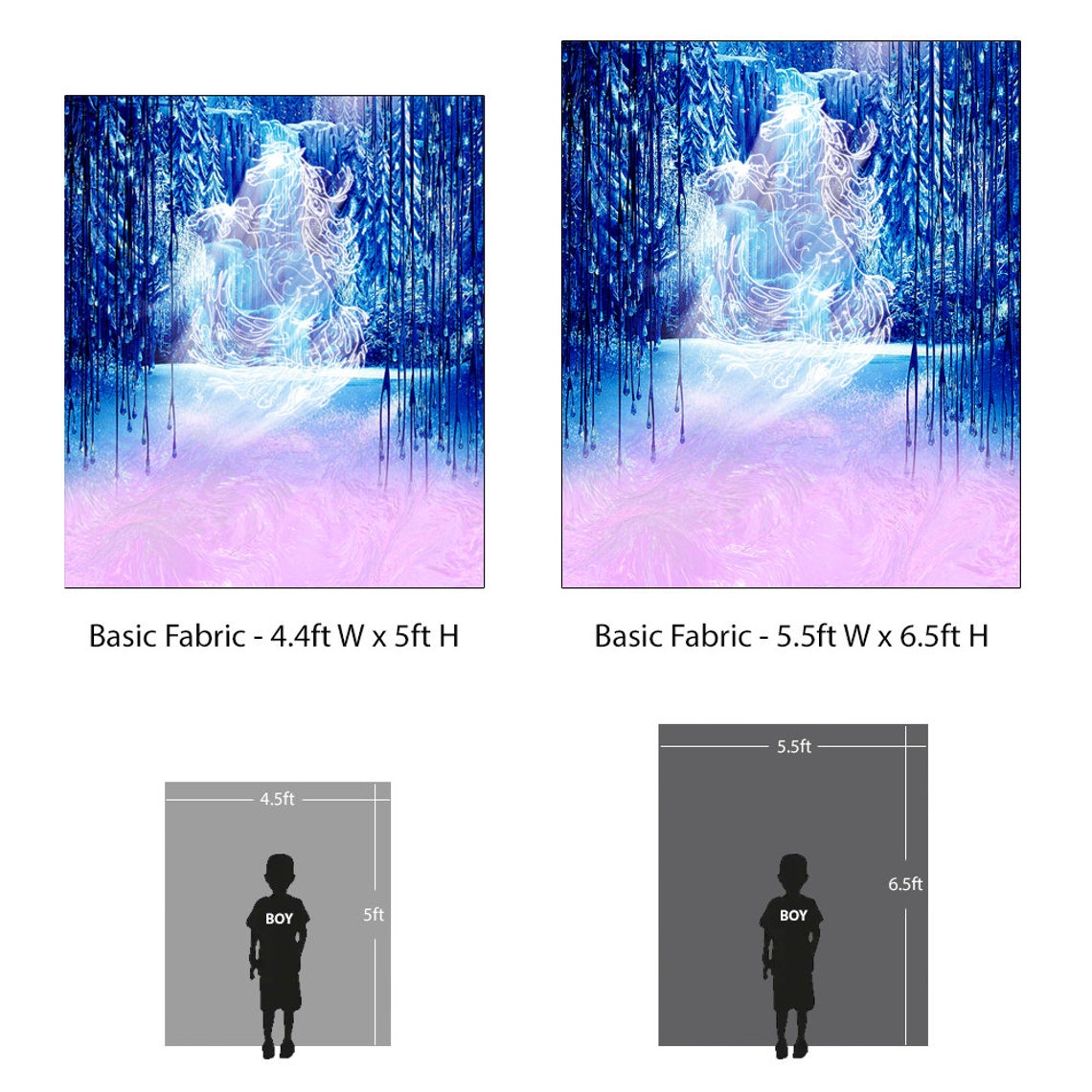 Frozen Backdrop Frozen Ice Palace Theme Anna and Elsa | Etsy