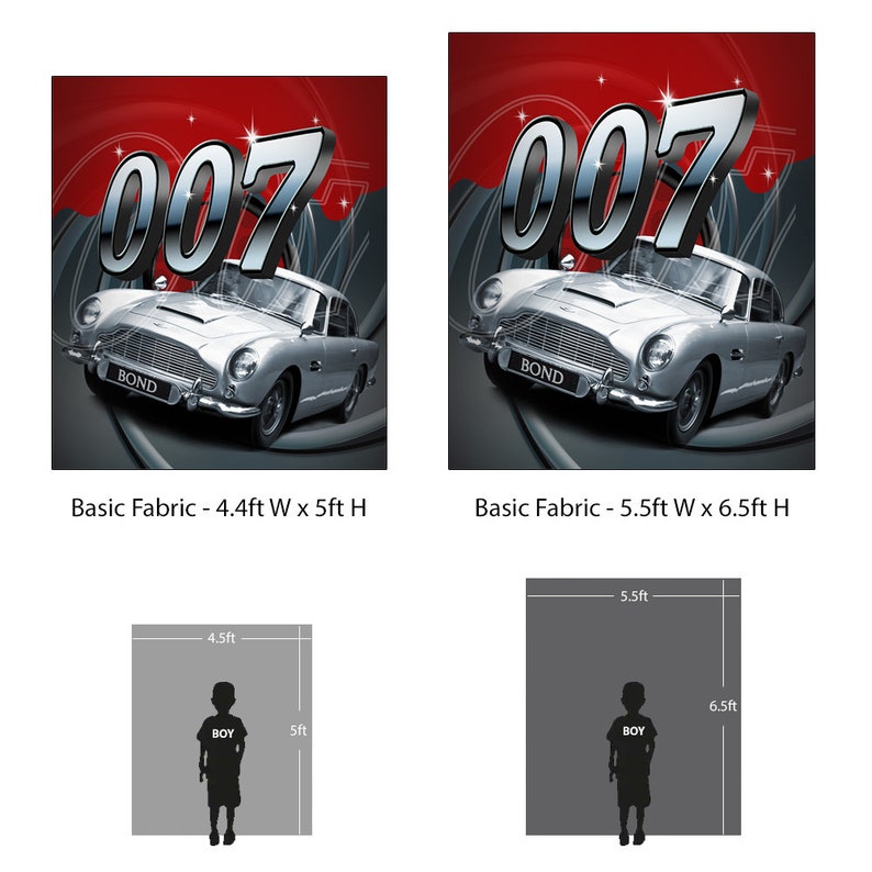 007 James Bond Aston Martin DB Photo Backdrop Secret Agent - Etsy