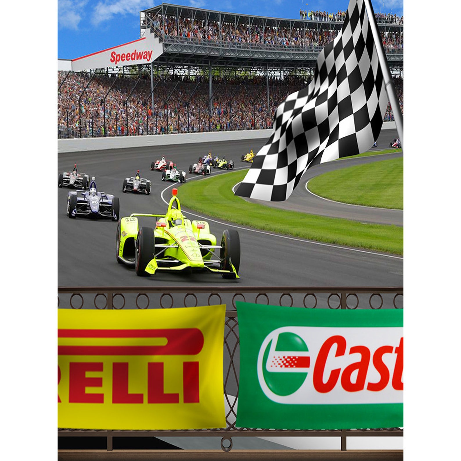 Indy 500 Backdrop Formula 1 Backdrop Prom Decor Race Car - Etsy Canada