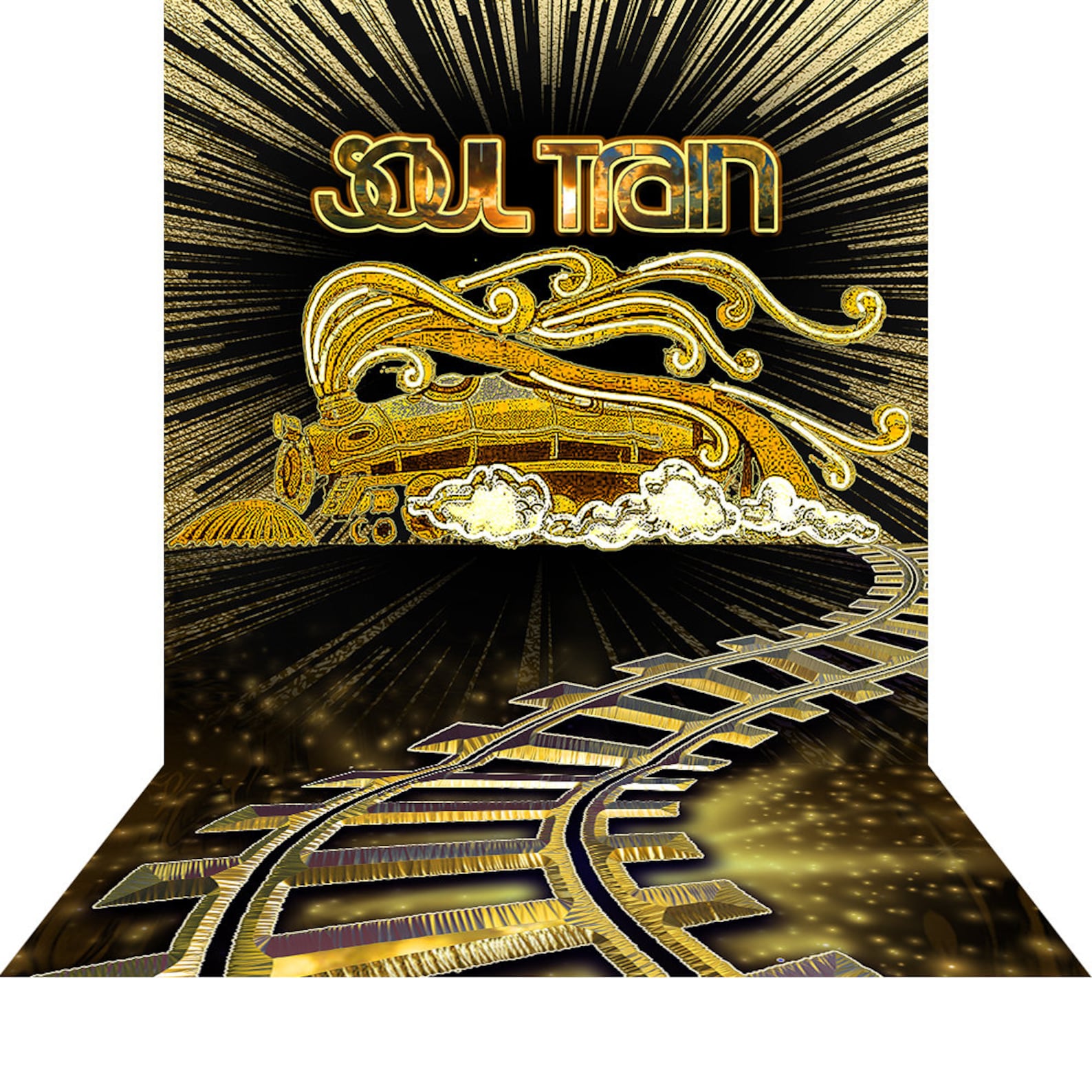 Soul Train Party Backdrop: 70s Disco Birthday Photo Booth - Etsy