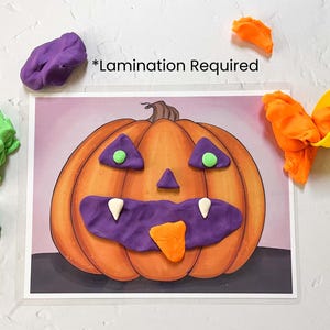 HALLOWEEN PLAYDOUGH MATS Play Dough Play Doh Playdoh Printable ...