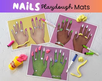 Spring Play Dough Mats Spring Flowers Fine Motor Skills Printable - Etsy
