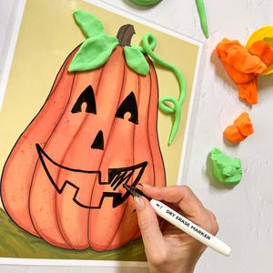 HALLOWEEN PLAYDOUGH MATS Play Dough Play Doh Playdoh Printable ...