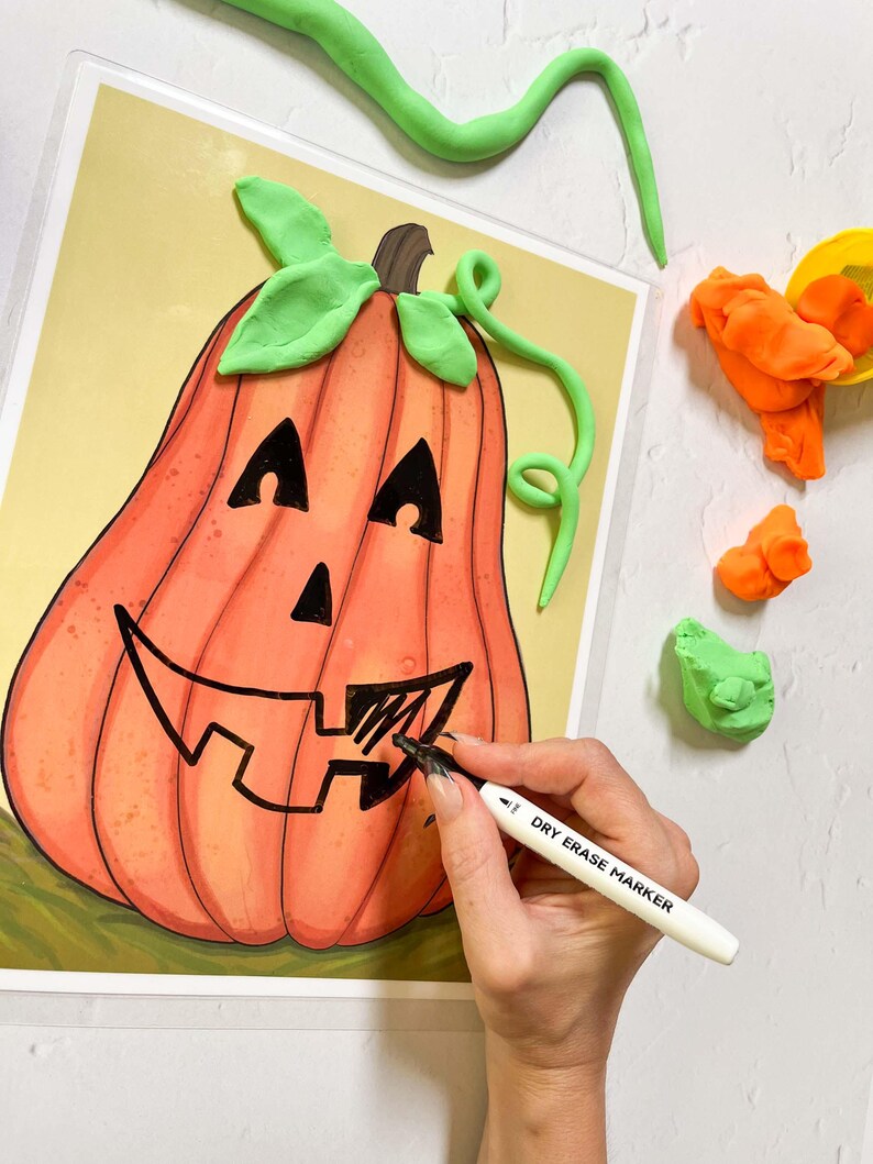 HALLOWEEN PLAYDOUGH MATS Play Dough Play Doh Playdoh Printable ...