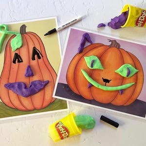 HALLOWEEN PLAYDOUGH MATS Play Dough Play Doh Playdoh Printable ...