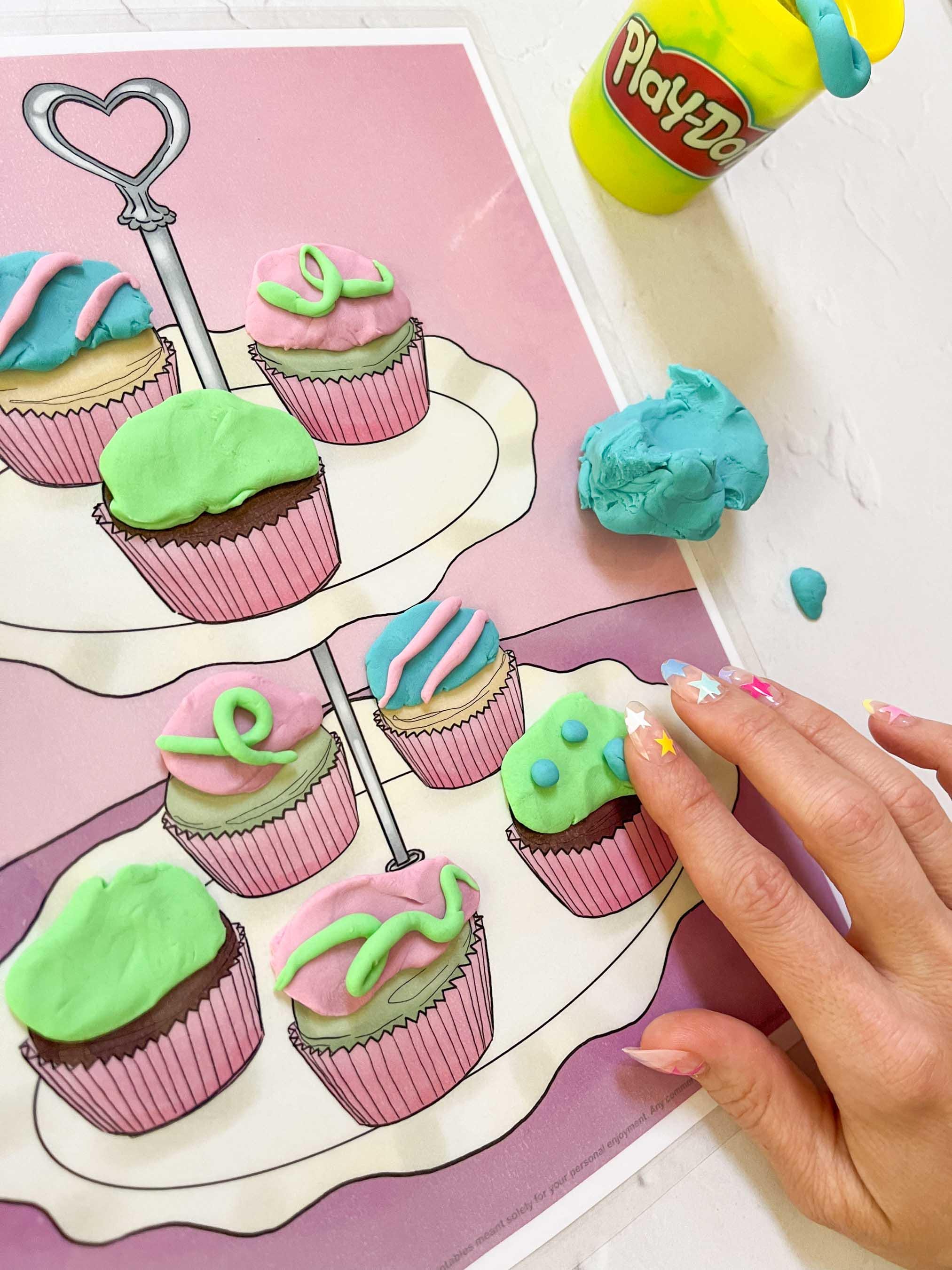 CAKES PLAYDOUGH MATS Play Dough Play Doh Playdoh Printable Activities ...