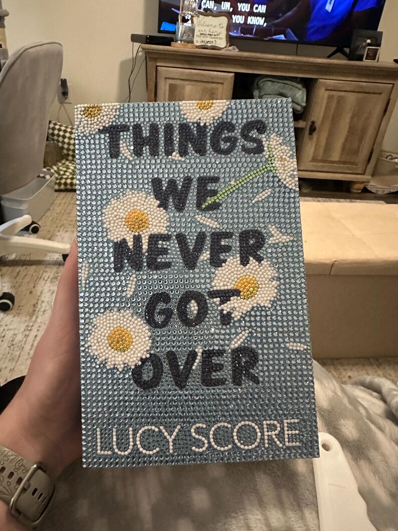 Handmade CUSTOM** Bedazzled Book Cover - Etsy