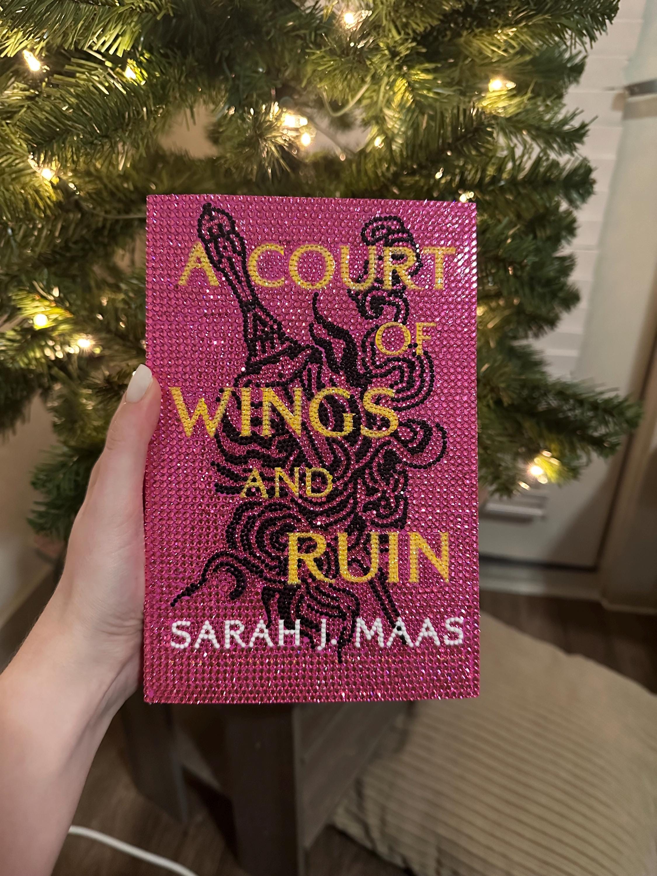 CUSTOM Bedazzled Book Cover - Etsy