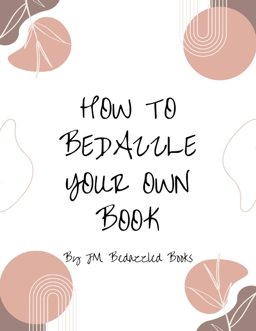 How to Bedazzle a Book Cover Guide - Etsy
