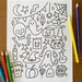 Printable Halloween Coloring Activity Pages / Kids Coloring / Digital ...