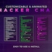 Animated Retro Hacker Chat | Old School Retro Chat Design | Easy to Use ...