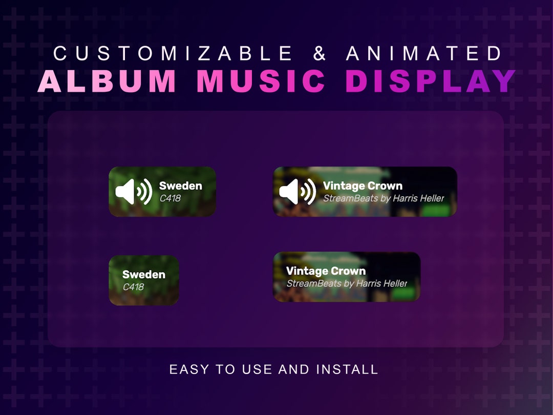 Minimal Album Music Display | Show Your Live Spotify Music ...