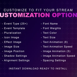 Simple Icon Label | Minimal Design Animations | Twitch Streamelements ...