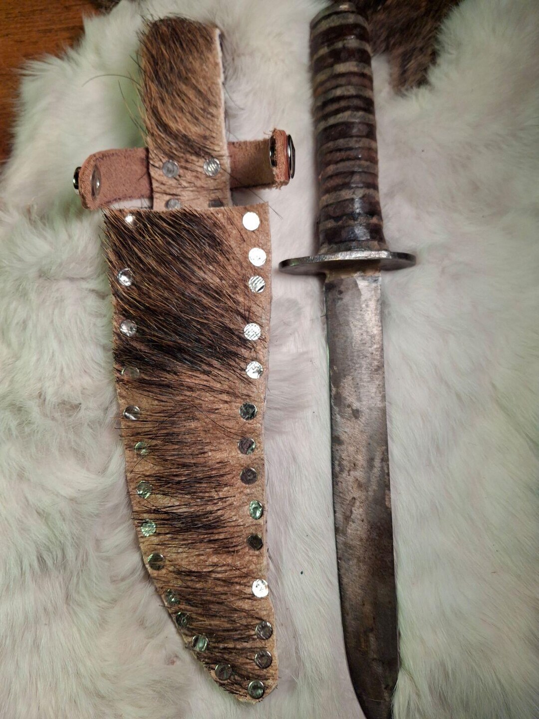 Custom Right-handed Boar Knife Sheath - Etsy