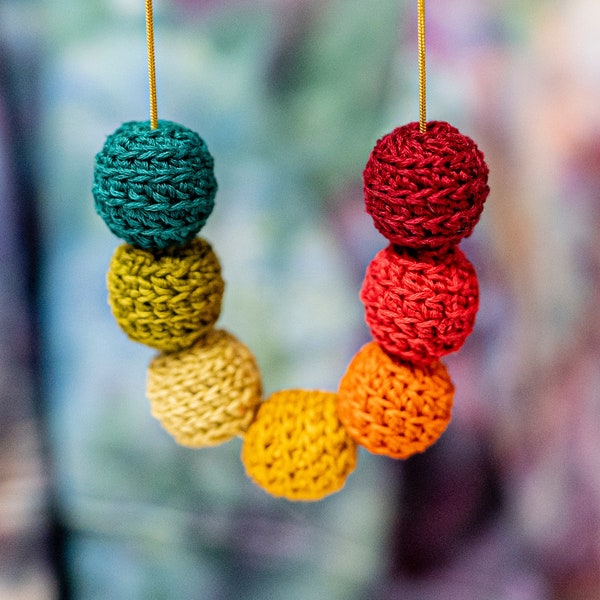 Crocheted Necklace - Etsy