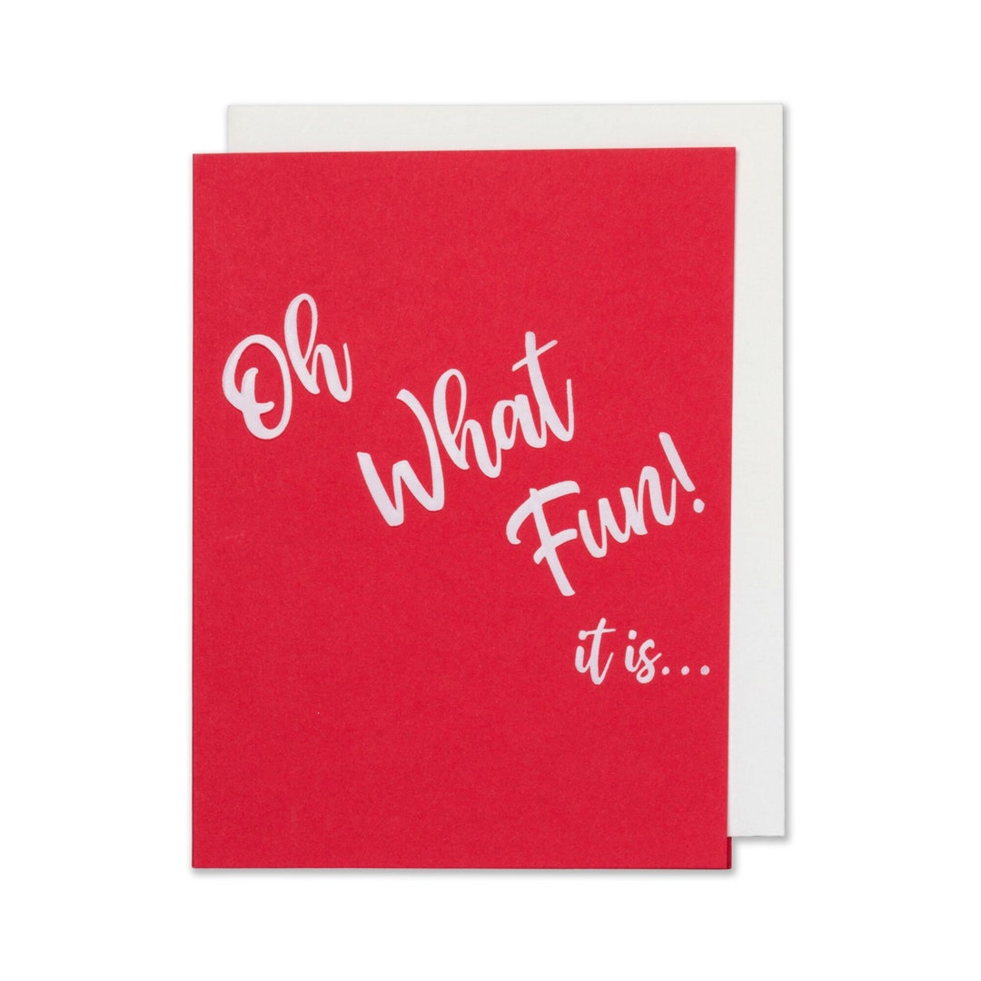 Fun Holiday Card, Merry Christmas to Friends and Family, Joyful ...