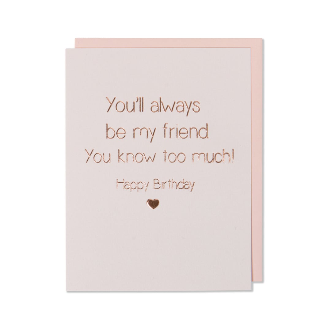 Best Friend Birthday Card Funny, Happy Birthday Long Time Friend Card ...