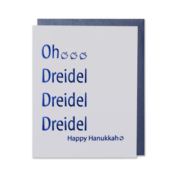Dreidel Card - Etsy