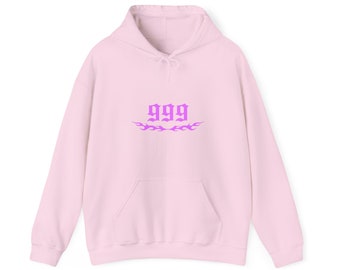444 Angel Number - Y2K Hoodie - Pink - Etsy