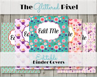 Custom binder cover | Etsy