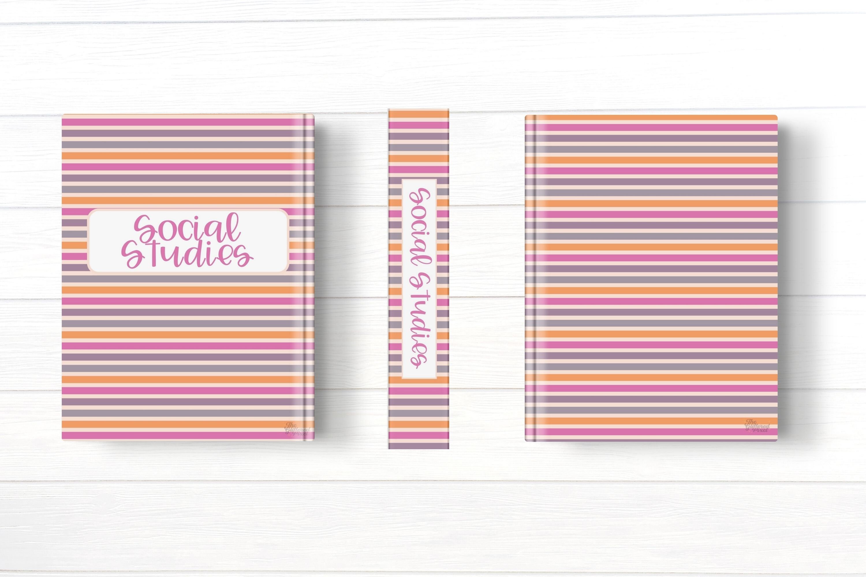 Editable Vibrant Fall Binder Covers and Spines - Canva Template - 8 ...