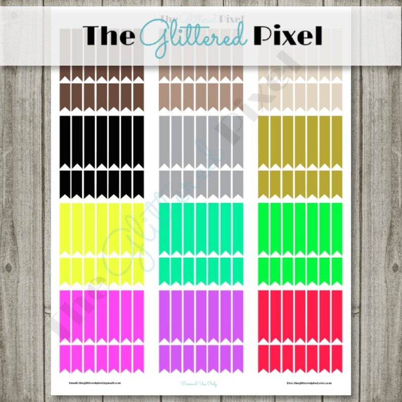 Printable Checklist Stickers, Printable Planner Stickers, Planner ...