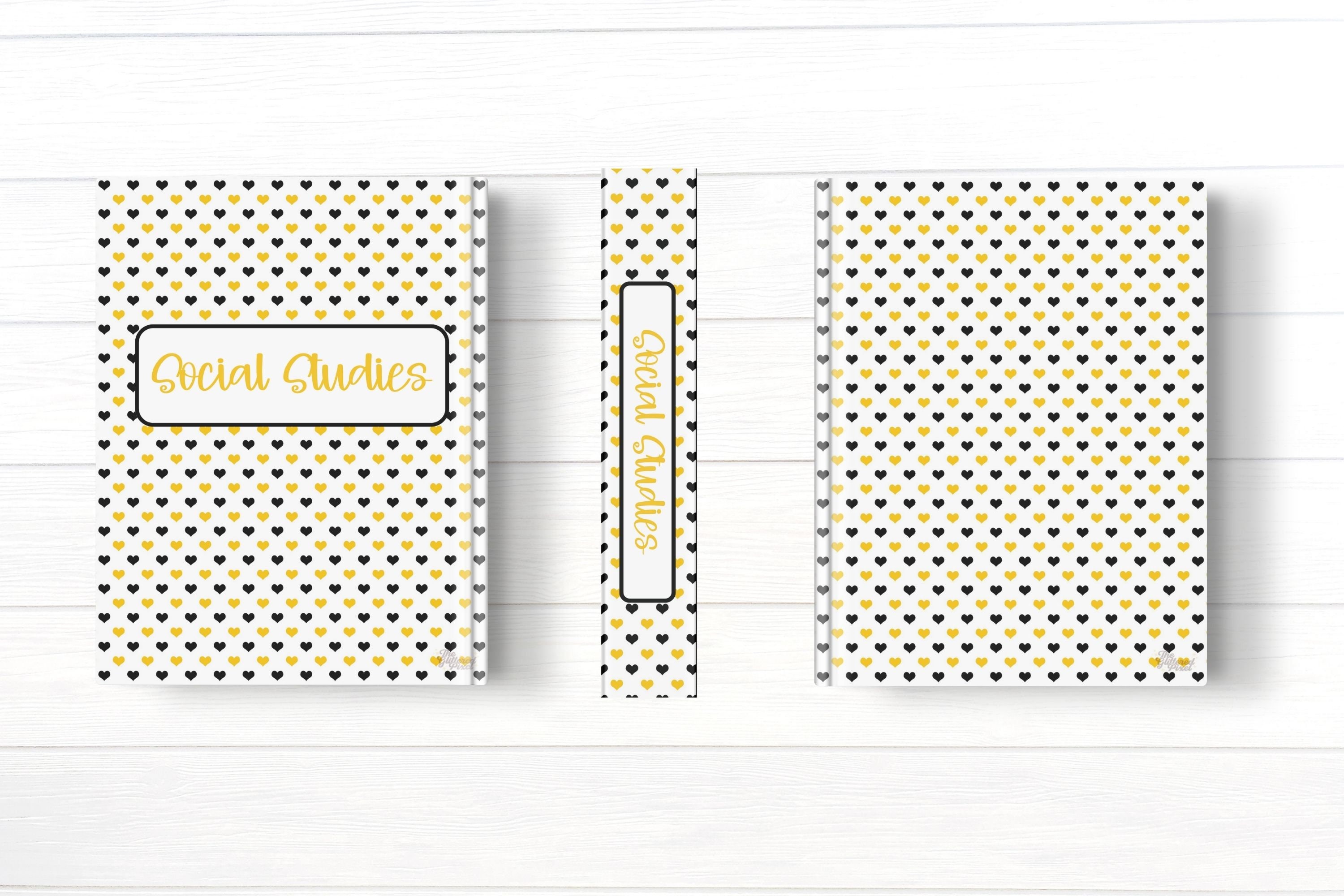 Editable Sunflower Binder Covers and Spines - Canva Template - 8 ...