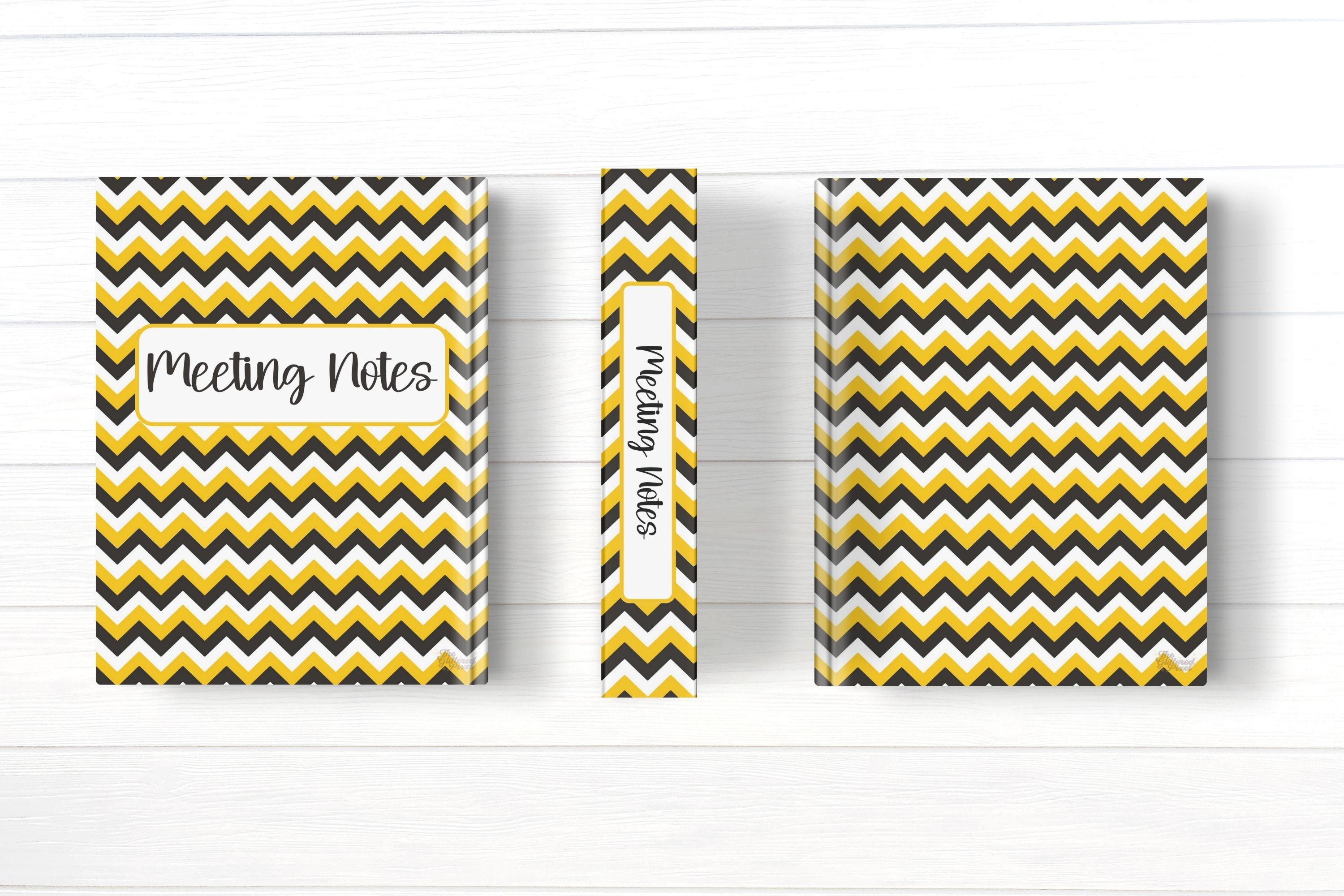 Editable Sunflower Binder Covers and Spines Canva Template 8 Patterns ...