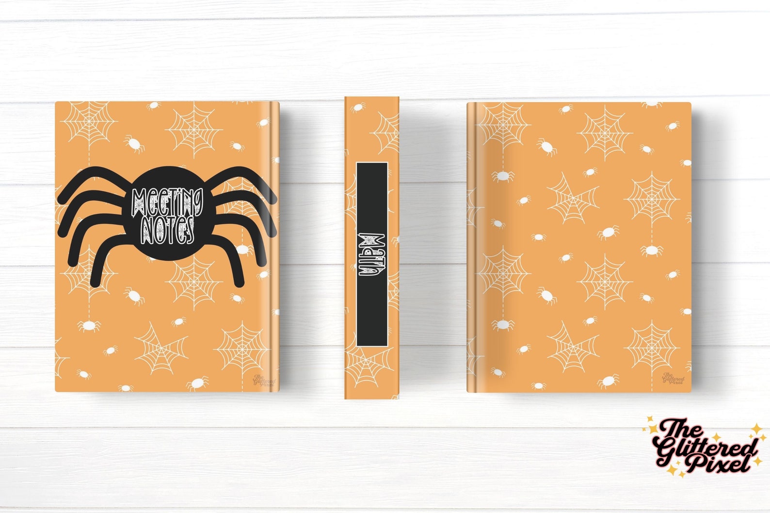Editable Pastel Halloween Binder Covers and Spines - Canva Template - 8 ...