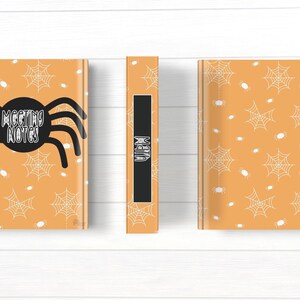 Editable Pastel Halloween Binder Covers and Spines - Canva Template - 8 ...