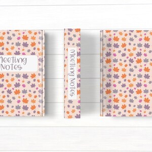 Editable Vibrant Fall Binder Covers and Spines - Canva Template - 8 ...