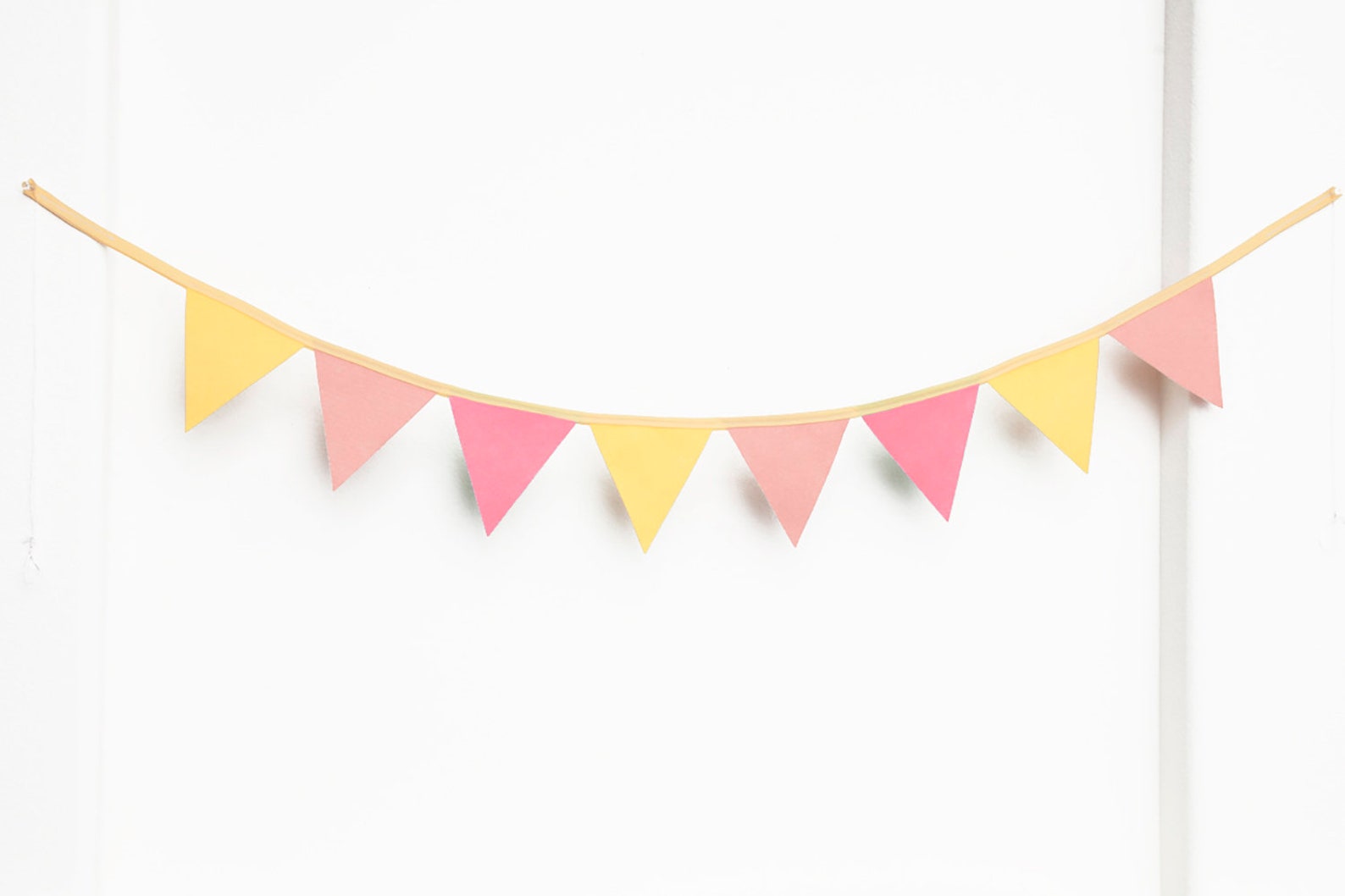 Custom Felt Banner Flags Triangle Fabric Bunting Pastel - Etsy