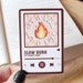 Slow Burn Book Trope Waterproof Sticker Let It Burn Bookish - Etsy