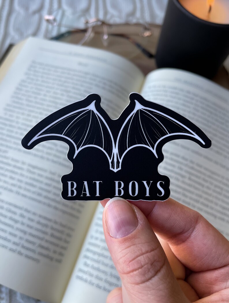 Bat Boys ACOTAR Waterproof Sticker Illyrian Wings Black - Etsy