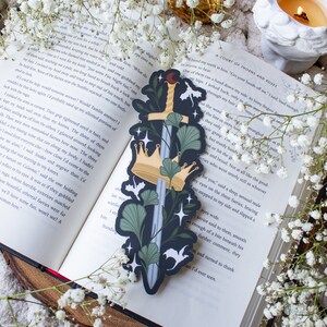 Fantasy Sword Bookmark | Fantasy Bookish Gifts | Reader Aesthetic ...