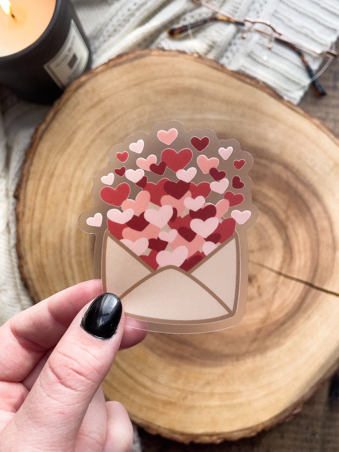 Love Letter Waterproof Laptop and Water Bottle Sticker | Valentines Day ...